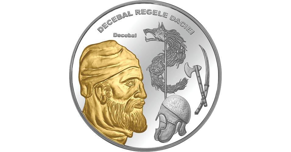 Decebal, regele Daciei, medalie, România, 0
