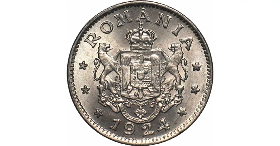 Primul rege al României Mari, 1 leu, România, 1924