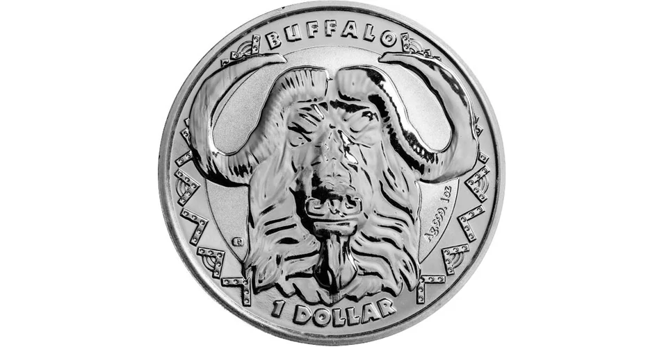 Invincibilul bivol african, 1 dolar, argint, Sierra Leone, 2023