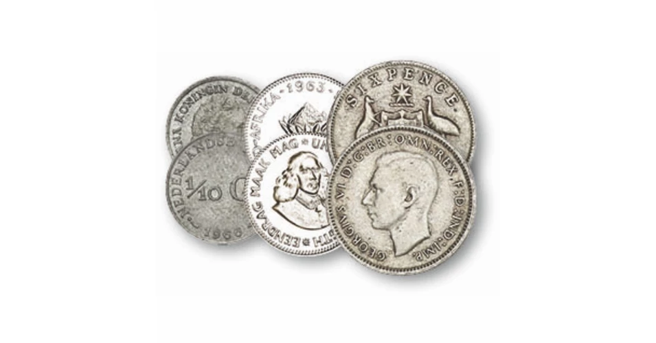 Comorile de argint ale celor şase continente, 1/10 gulden, 20 centimo ...